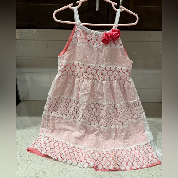 Penelope Mack | Dresses | Penelope Mack Pink And White Casual Kids ...